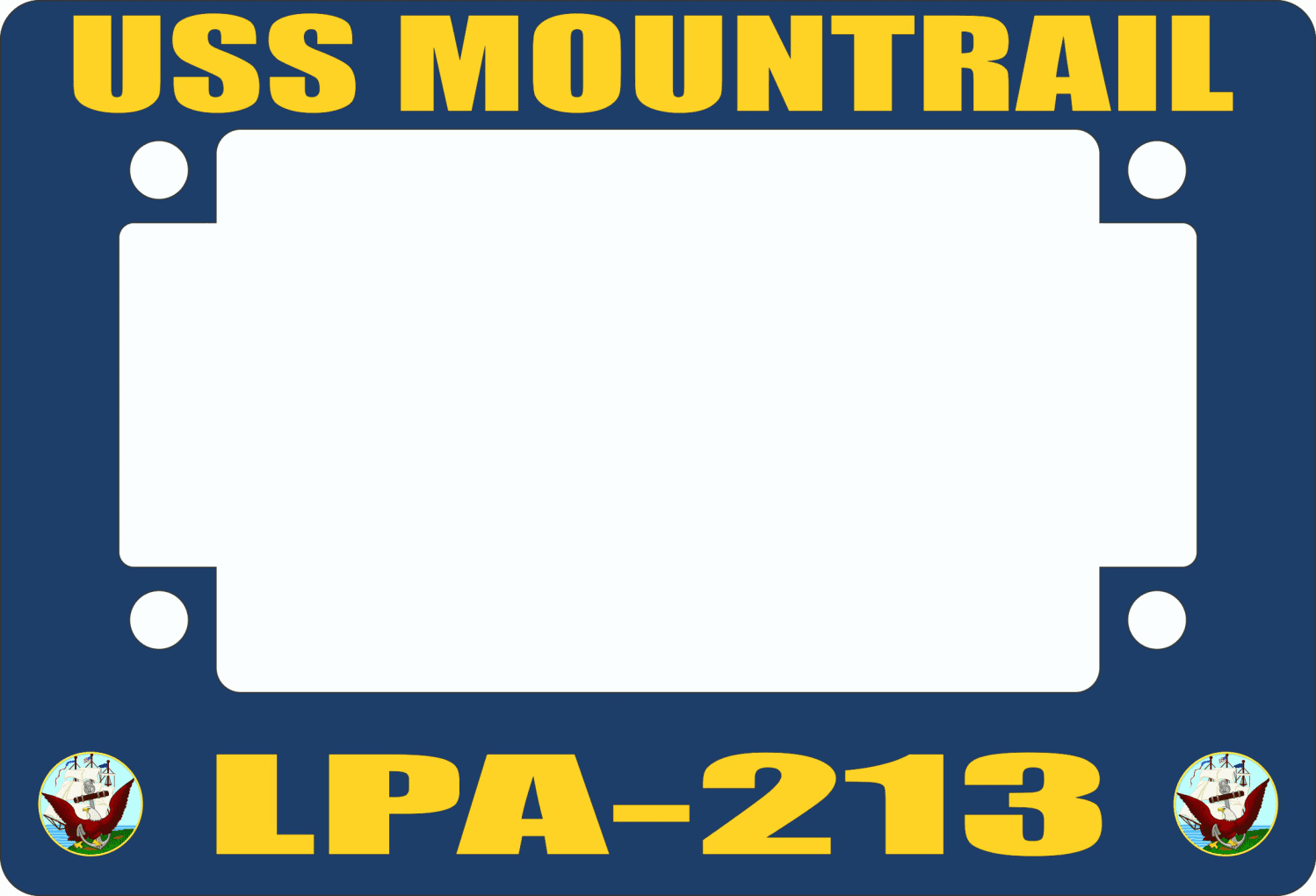 USS Mountrail LPA-213 Motorcycle Frame
