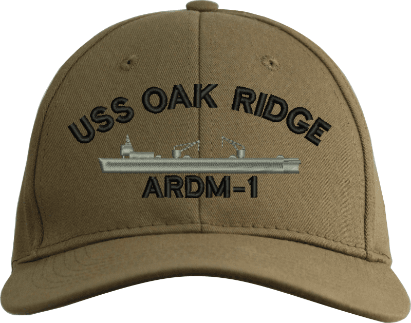 USS Oak Ridge ARDM-1 Embroidered Cap