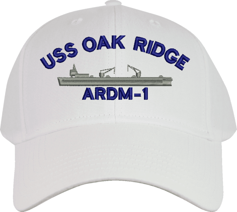 USS Oak Ridge ARDM-1 Embroidered Cap