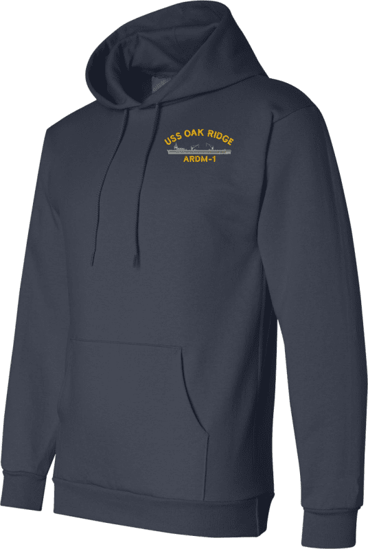 USS Oak Ridge ARDM-1 Embroidered Hoodie