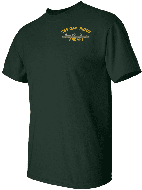 USS Oak Ridge ARDM-1 Embroidered T-Shirt