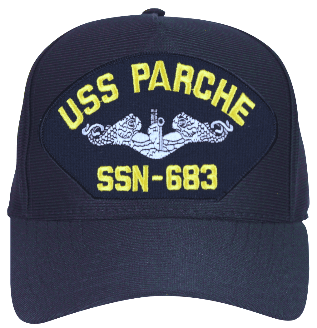 USS Parche SSN-683 ( Silver Dolphins ) Submarine Enlisted Cap