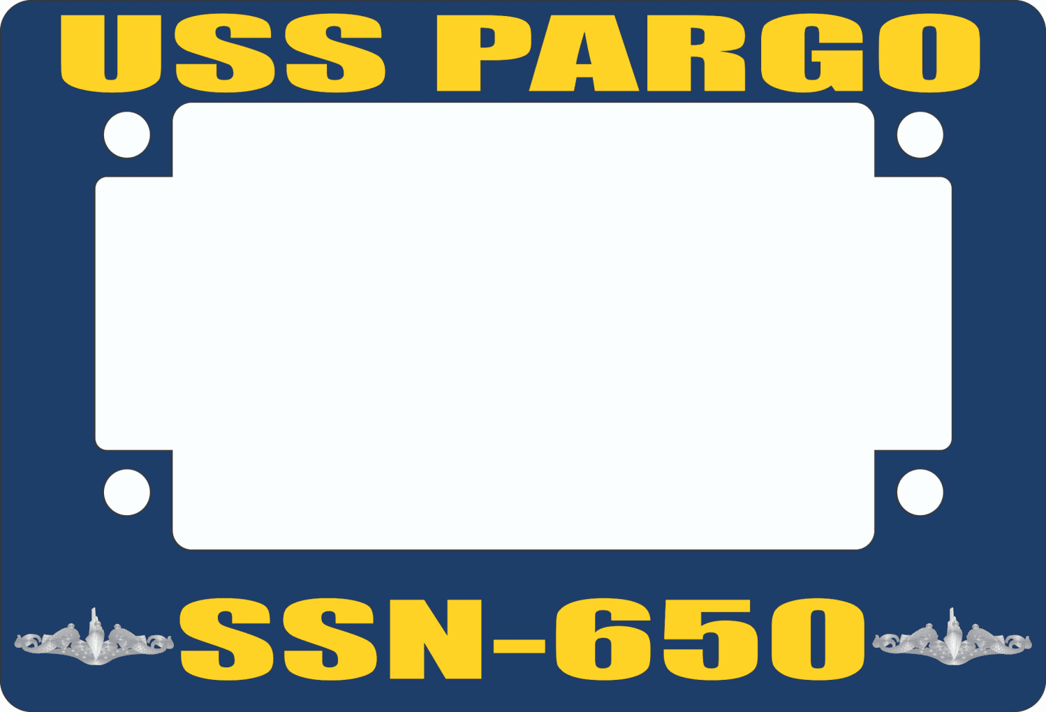 USS Pargo SSN-650 Motorcycle Frame