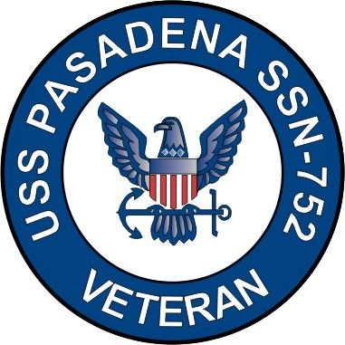 USS Pasadena SSN-752 Veteran Decal Sticker