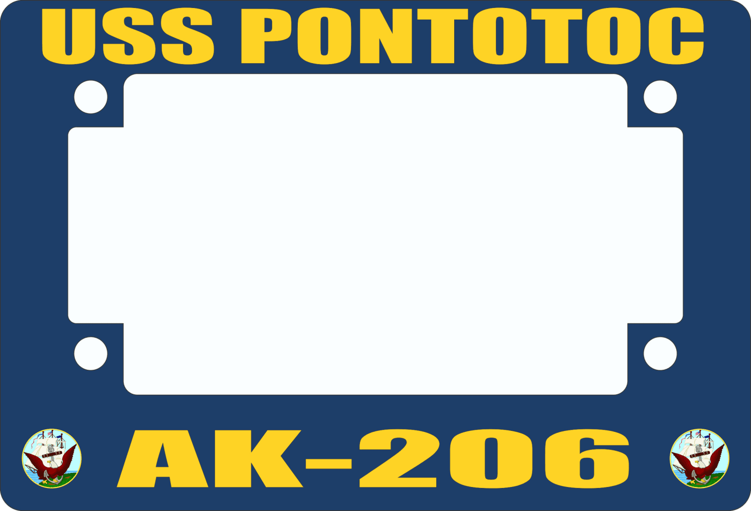 USS Pontotoc AK-206 Motorcycle Frame