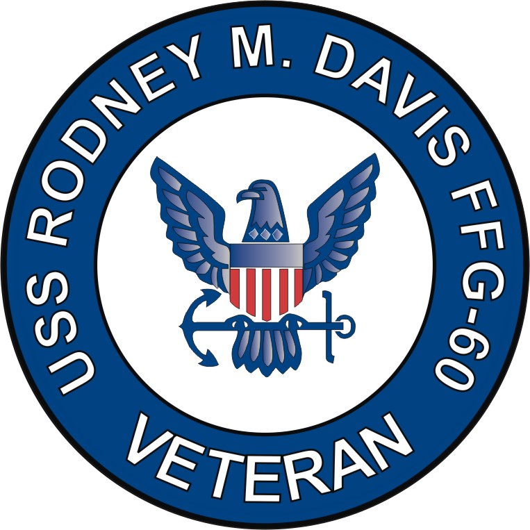 USS Rodney M Davis FFG-60 Veteran Decal Sticker