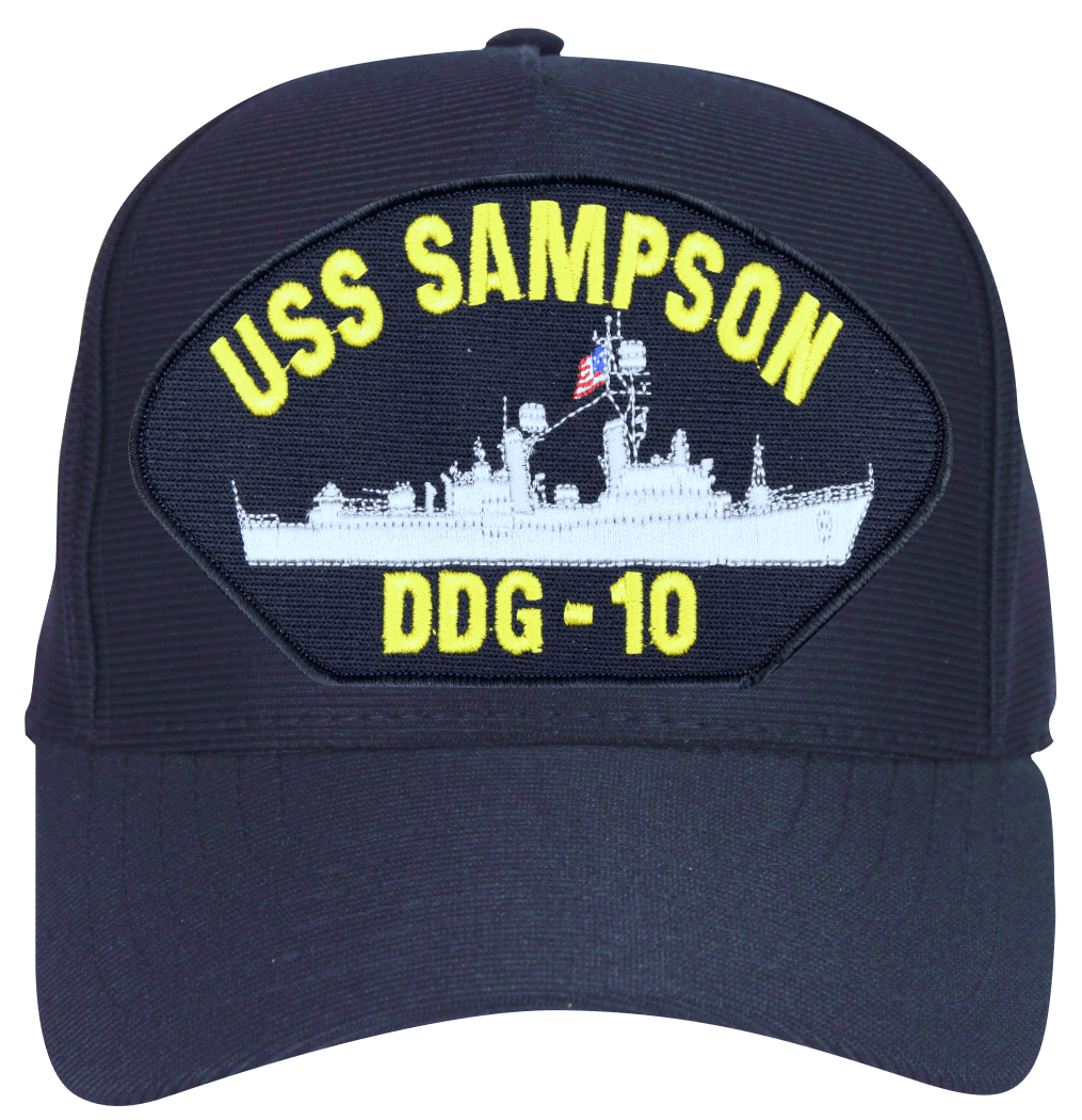 USS Sampson DDG-10 Ball Cap Hat