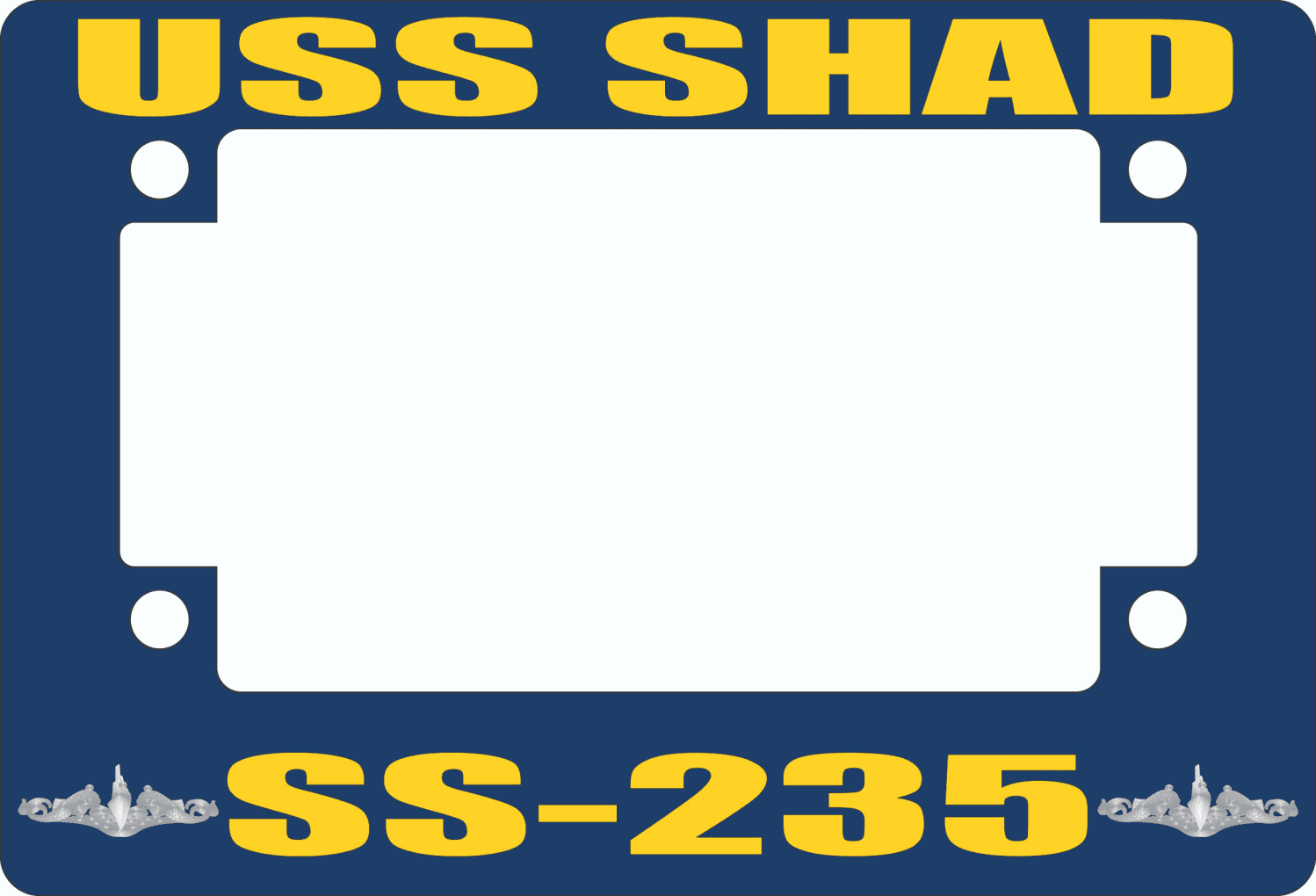 USS Shad SS-235 Motorcycle Frame