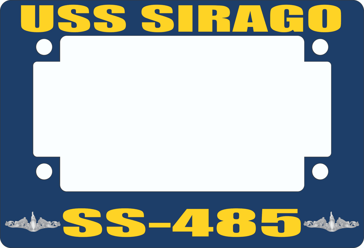 USS Sirago SS-485 Motorcycle Frame