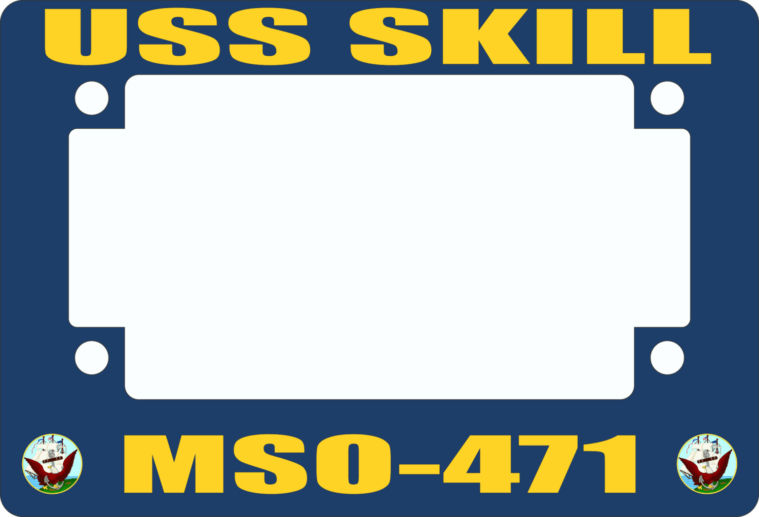 USS Skill MSO-471 Motorcycle Frame