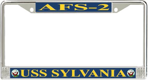 USS Sylvania AFS-2 License Plate Frame