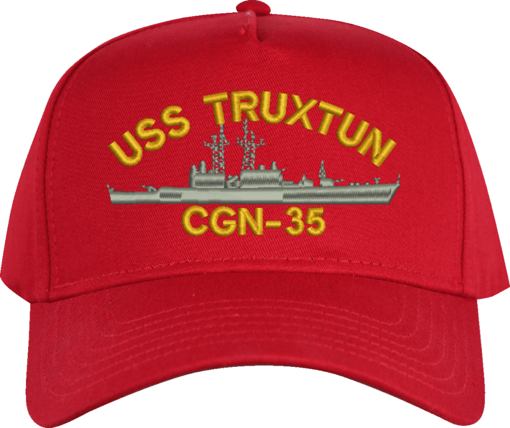 USS Truxtun CGN-35 Custom Embroidered Cap