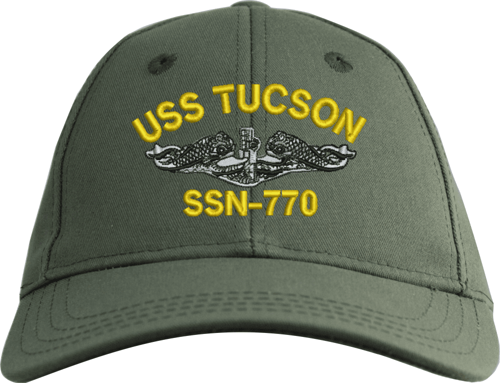 USS Tucson SSN-770 Custom Embroidered Cap