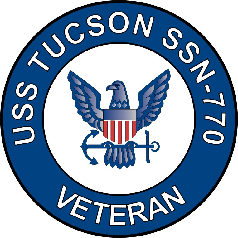 USS Tucson SSN-770 Veteran Decal Sticker