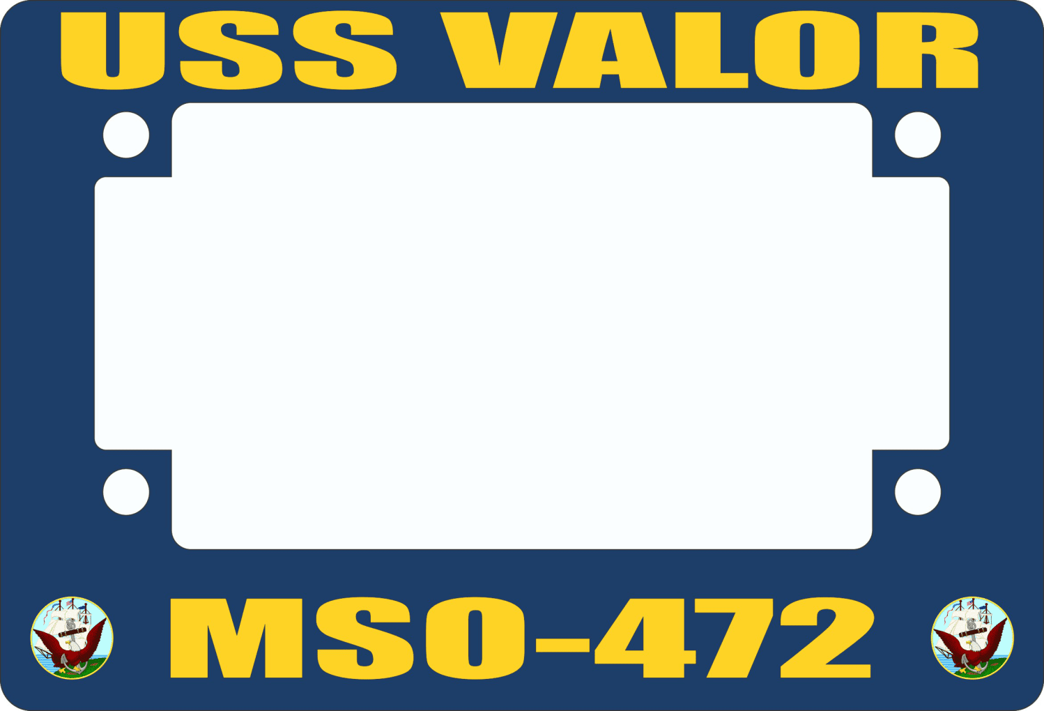 USS Valor MSO-472 Motorcycle Frame