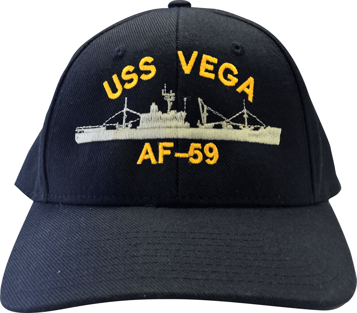 USS Vega AF-59 Direct Embroidered Cap