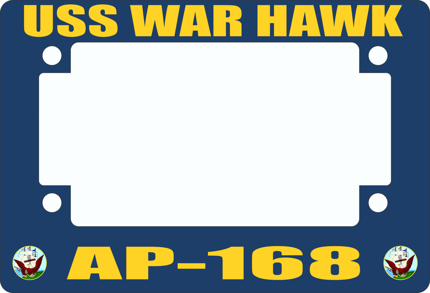 USS War Hawk AP-168 Motorcycle Frame
