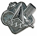USSF Satellite with Logo Lapel Pin