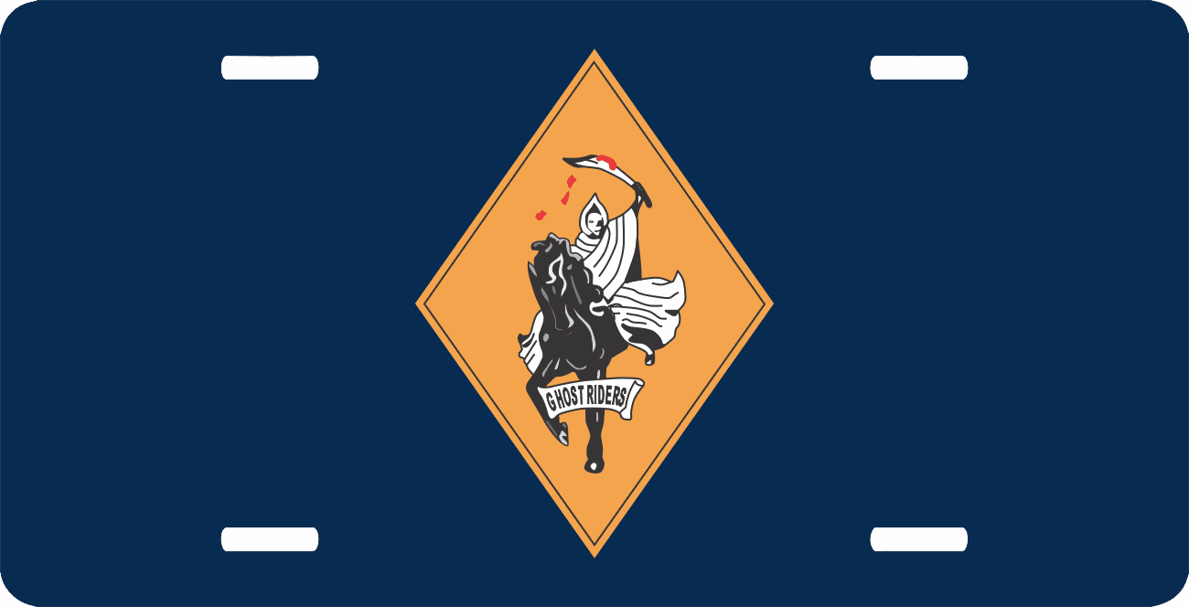 VF-142 Ghost Riders License Plate