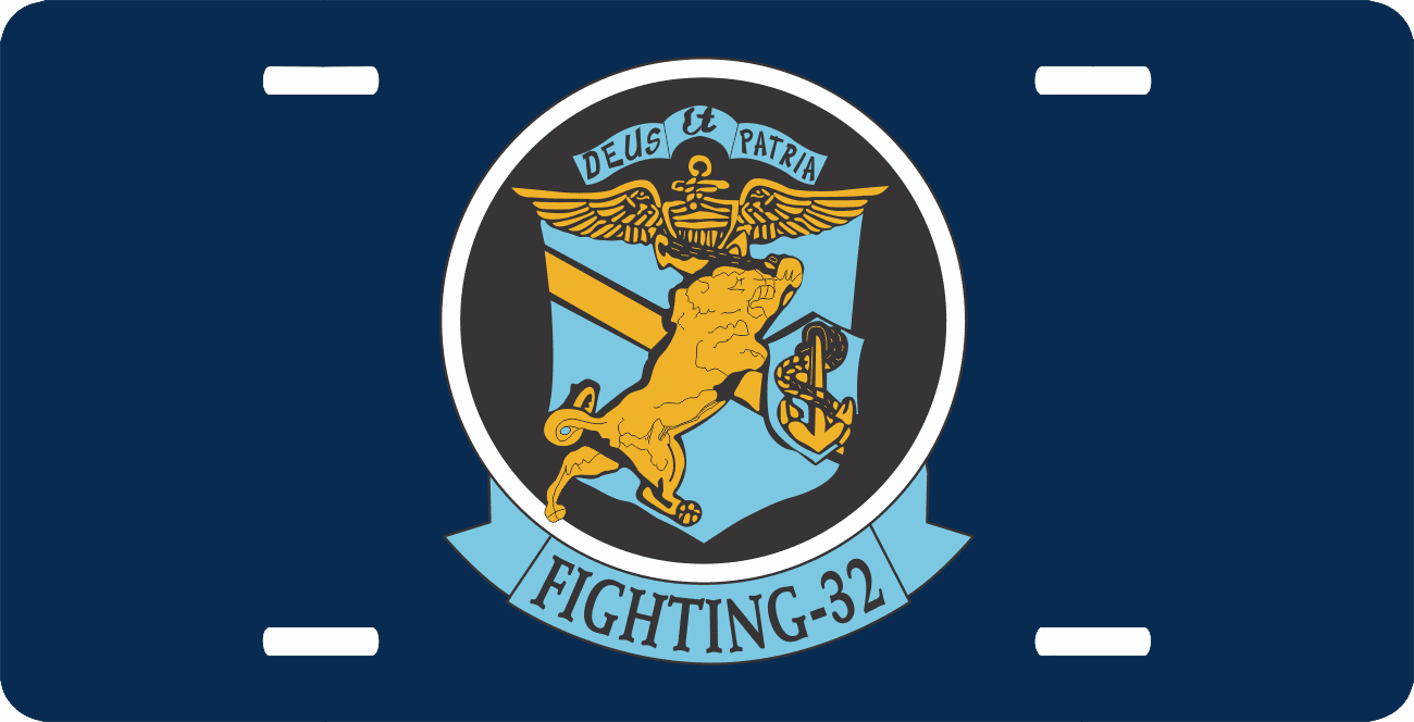 VF-32 Fighting 32 License Plate