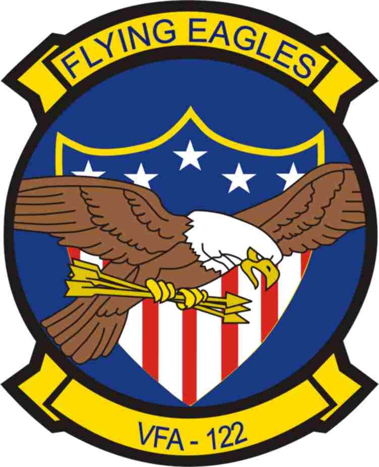 VFA-122 'Flying Eagles' Patch Decal
