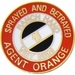Vietnam Agent Orange Lapel Hat Pin