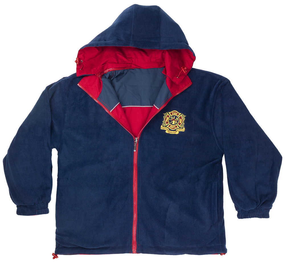 Volunteer Firefighter Reversible Rain Resistant Jacket
