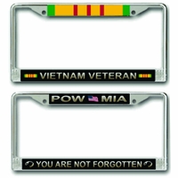 Military License Plate Frames
