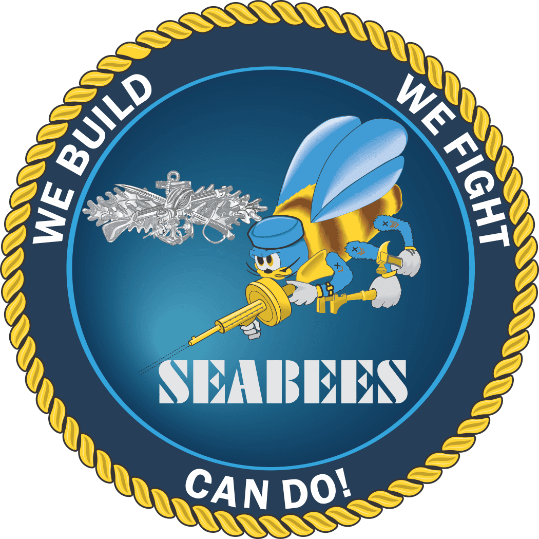 WE BUILD, WE FIGHT...CAN DO! SEABEE Enlisted Vinyl Transfer DECAL