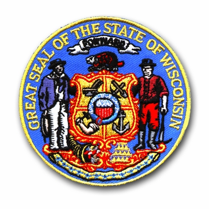 WISCONSIN STATE SEAL [PATCH