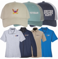 Custom Embroidered Military Apparel and Caps