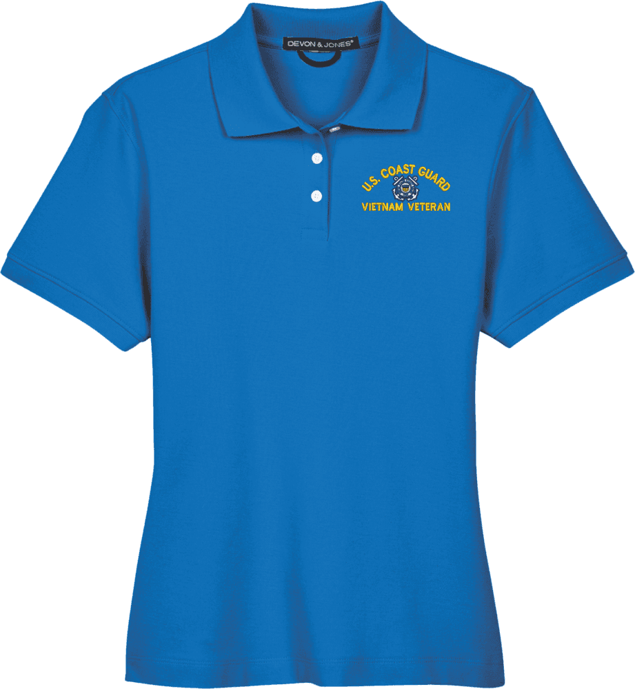 Women's Custom U.S. Coast Guard Devon & Jones Polo