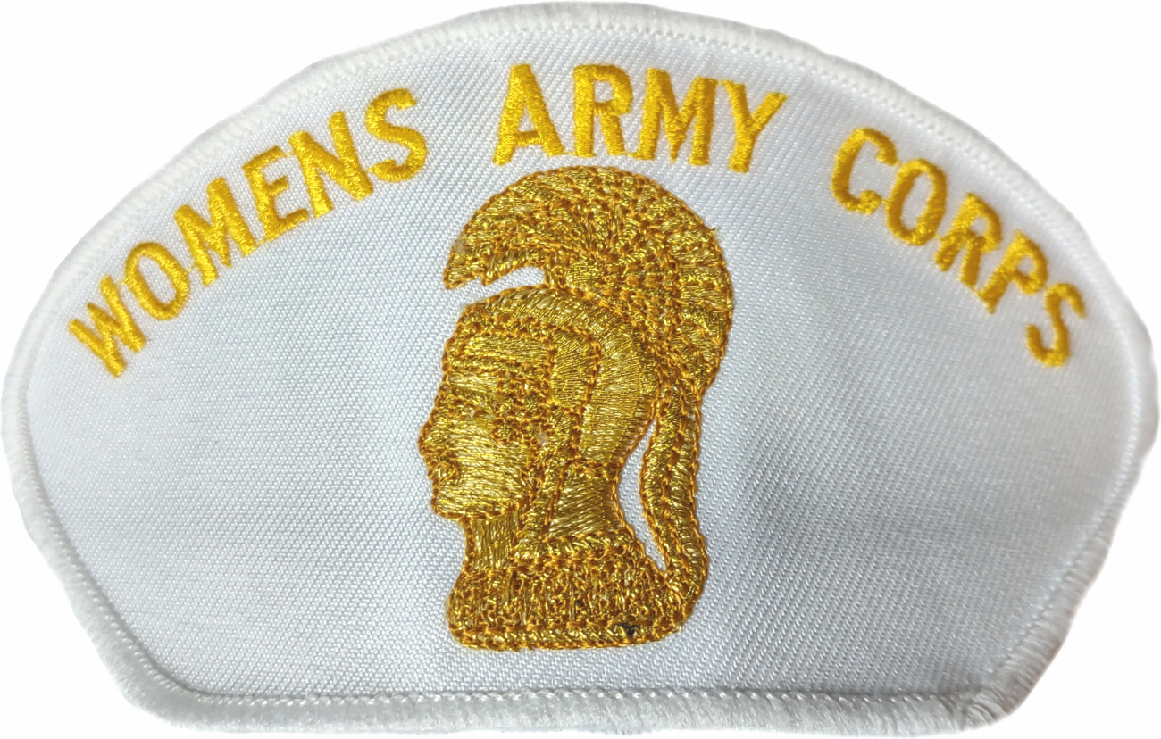 Women's Army Corps Patch (5-1/4" Inch) 6-Panel Low-Profile White ...