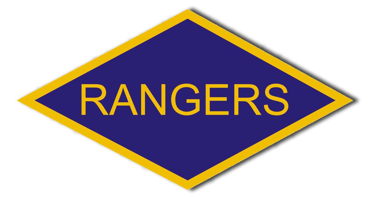 World War II Ranger Tab Window Decal Sticker