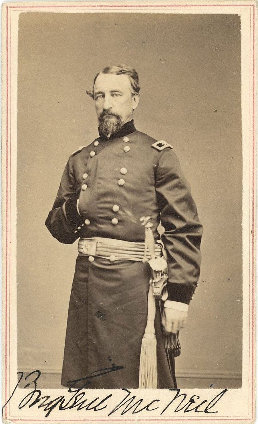 Scarce image of Missouri General John McNeil "Butcher of Palmyra"!