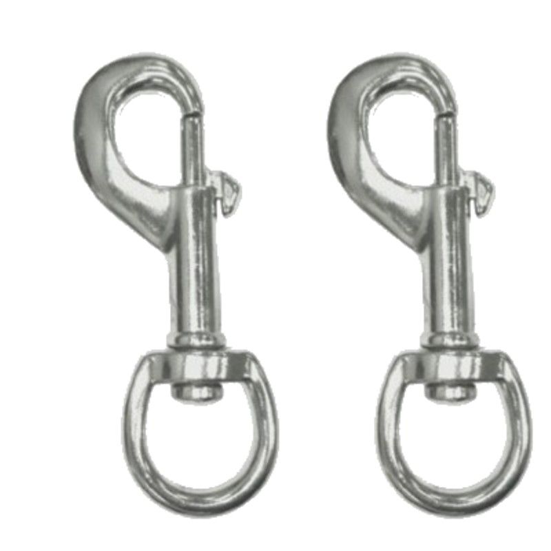 3/4 x 3-1/8 Nickel Plated Bolt Snaps (Bag of 12)