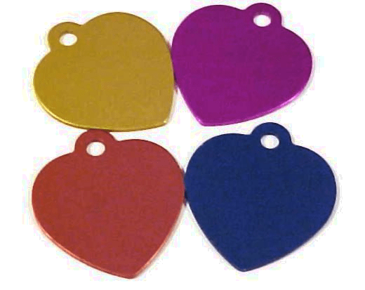 Heart Shaped ID Tag