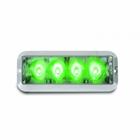 MCR - 4" GREEN HIGH POWER STROBE LIGHT