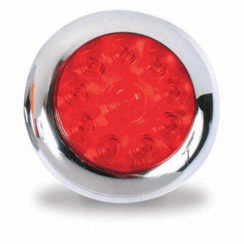 MCR - LED 4 INCH ROUND FLANGE MOUNT LIGHT WITH BEZEL