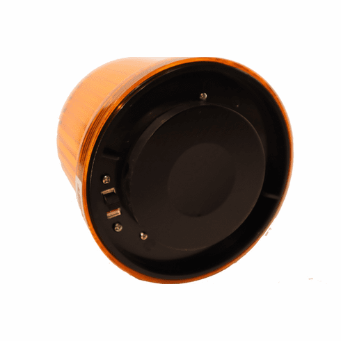 MCR - LED AMBER BATTERY OPERATED MAGNETIC ROTATING BEACON