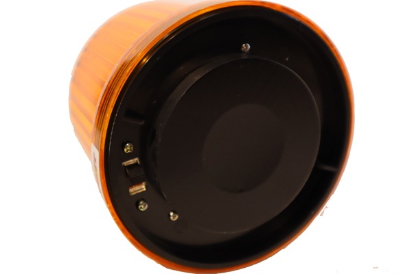 MCR - LED AMBER BATTERY OPERATED MAGNETIC ROTATING BEACON