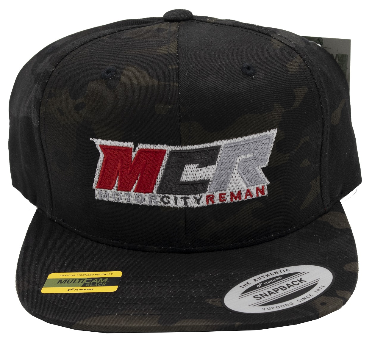 MCR - OFFICIAL HAT BLACK CAMO LOGO YUPOONG CLASSIC FLAT BRIM