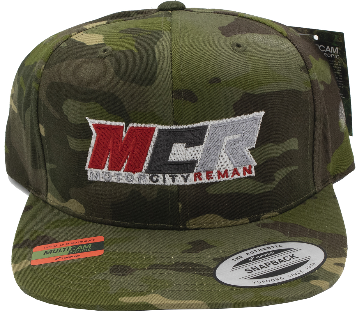 MCR - OFFICIAL HAT CAMO LOGO YUPOONG CLASSIC FLAT BRIM