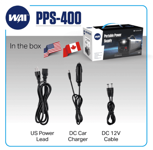 MCR - WAI PPS400 Portable Power Supply 400W 110V 220V YSB 5V DC 12V ...