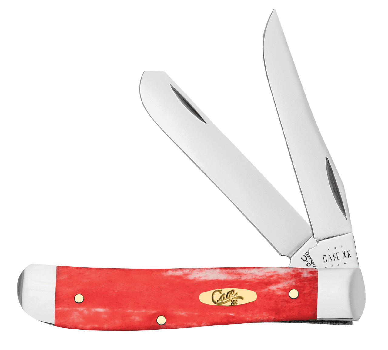 Smooth Dark Red Bone Mini Trapper