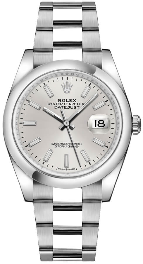 126200 Rolex Datejust 36 Silver Dial Oystersteel Men's Watch