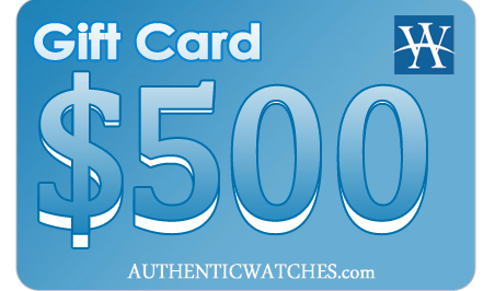 $500 AuthenticWatches.com Watch Gift Card - The Perfect Gift For All ...