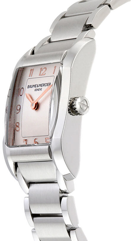 Baume & Mercier Hampton Battery Watch Model Number 10049 Steel Case and ...