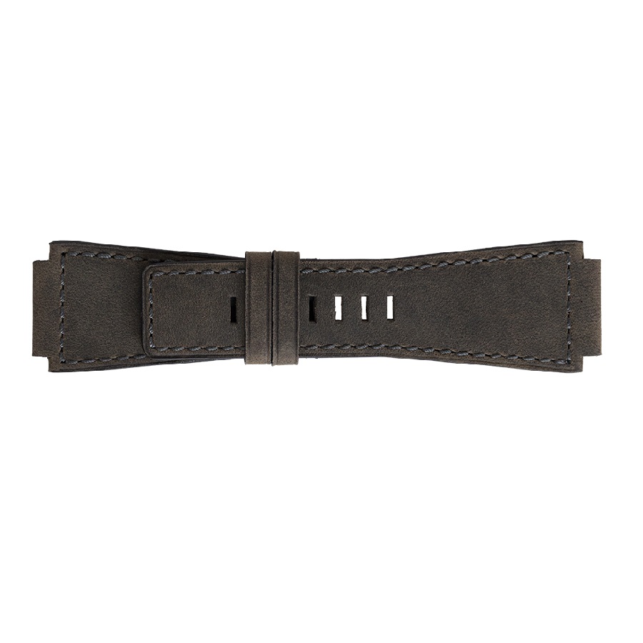 B-V-062 Bell & Ross Grey Calfskin Matte Leather Strap