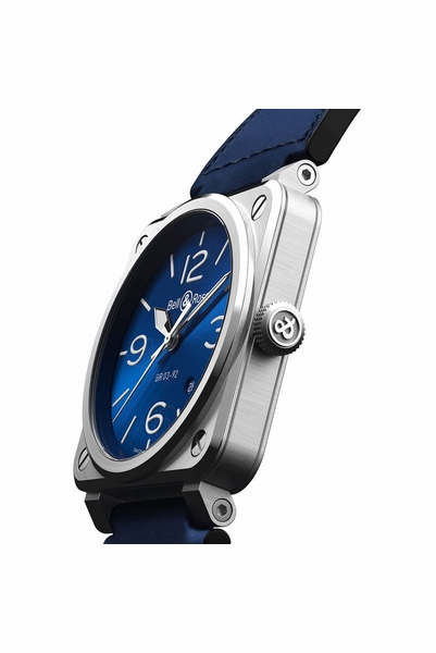 BR0392-BLU-ST/SCA Bell & Ross Instruments Blue Steel Men's Watch